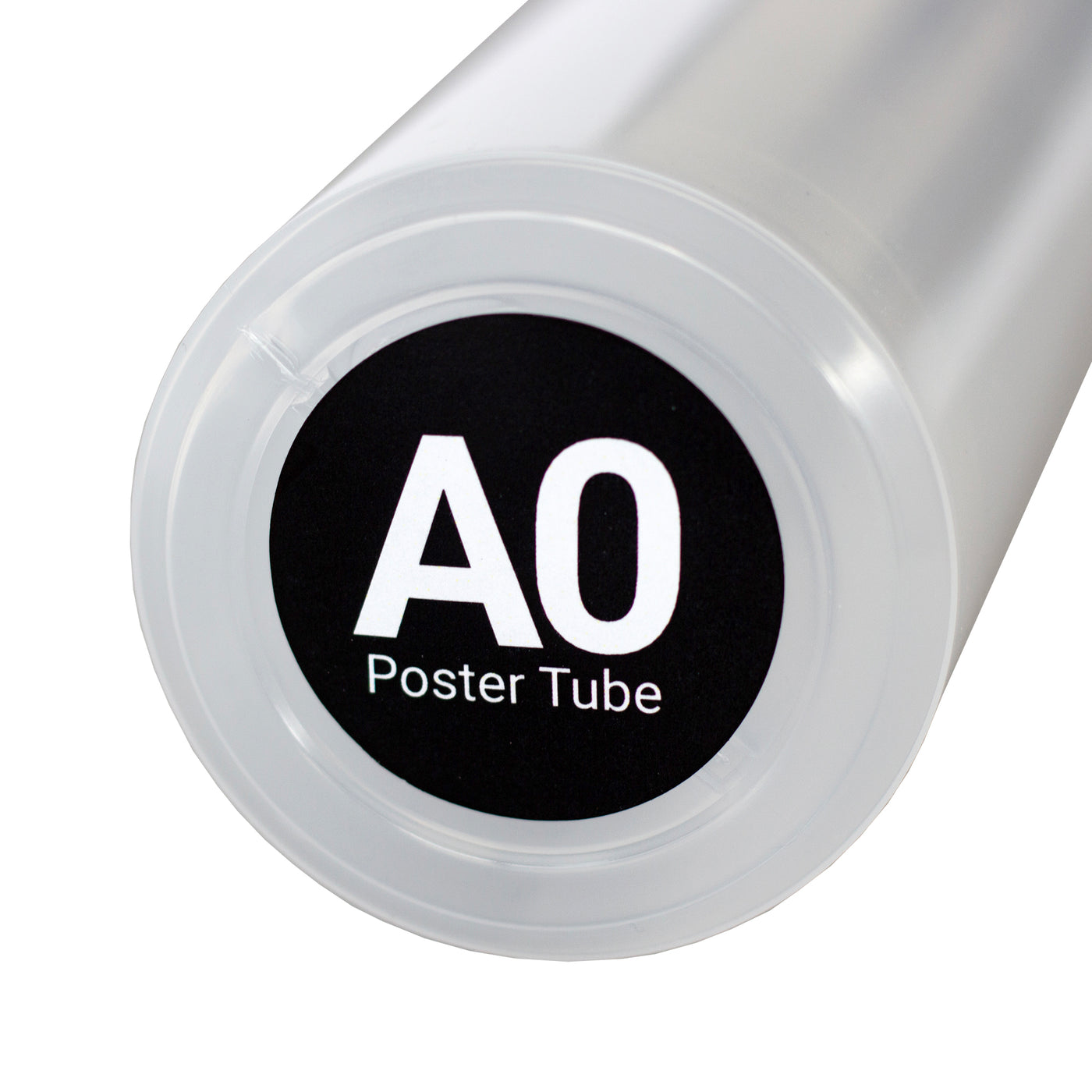 Clear plastic A0 poster tube — WestonBoxes Trade