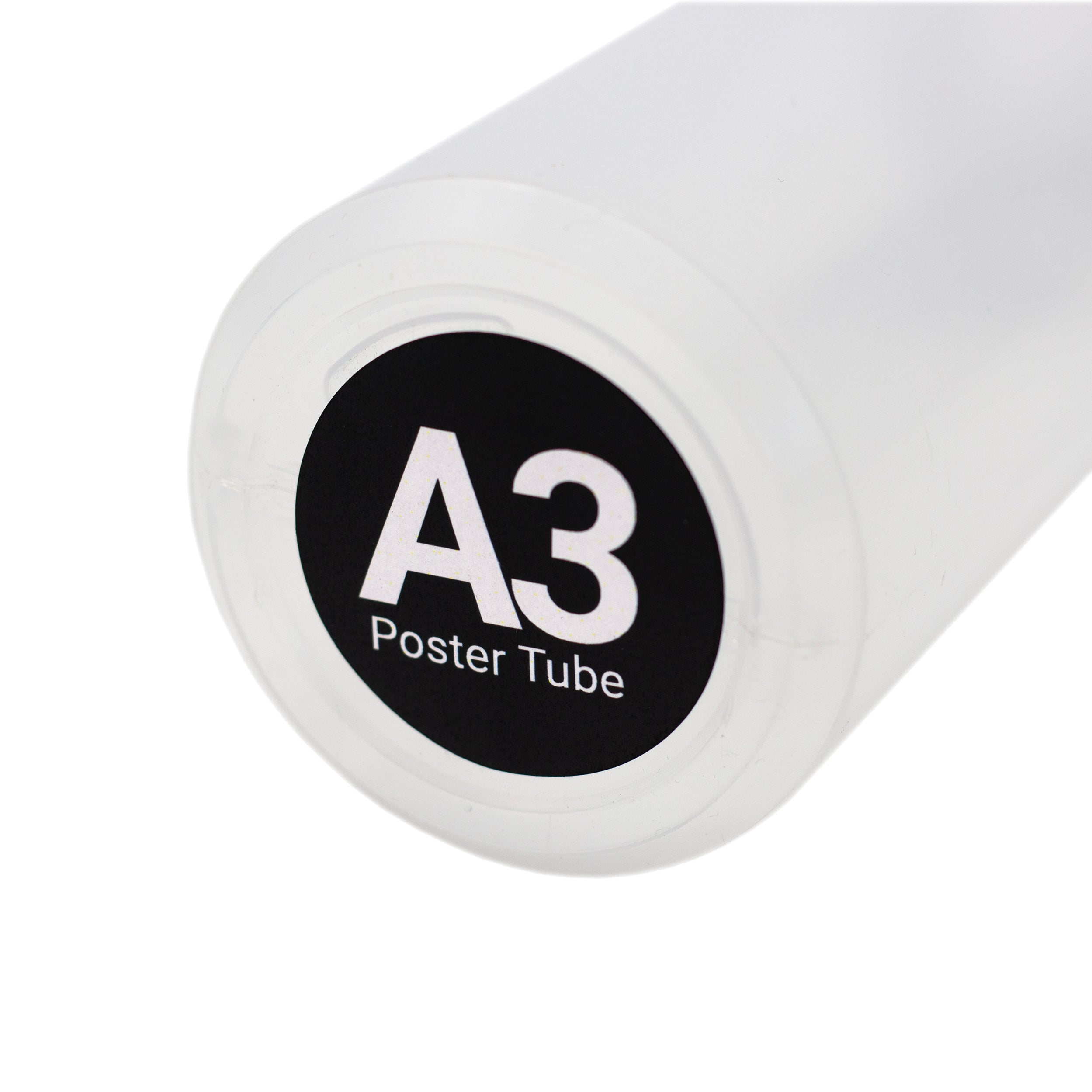 Clear Plastic A3 Poster Tube — WestonBoxes Trade