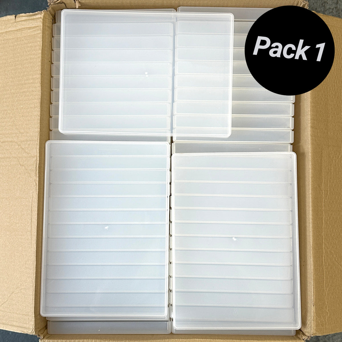 2nds | Slim A4 Paper Storage Box, Recyclable Plastic (49-pack ...